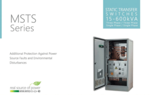 STATIC TRANSFER SWITCH STS — Production 10A-600A Capacity